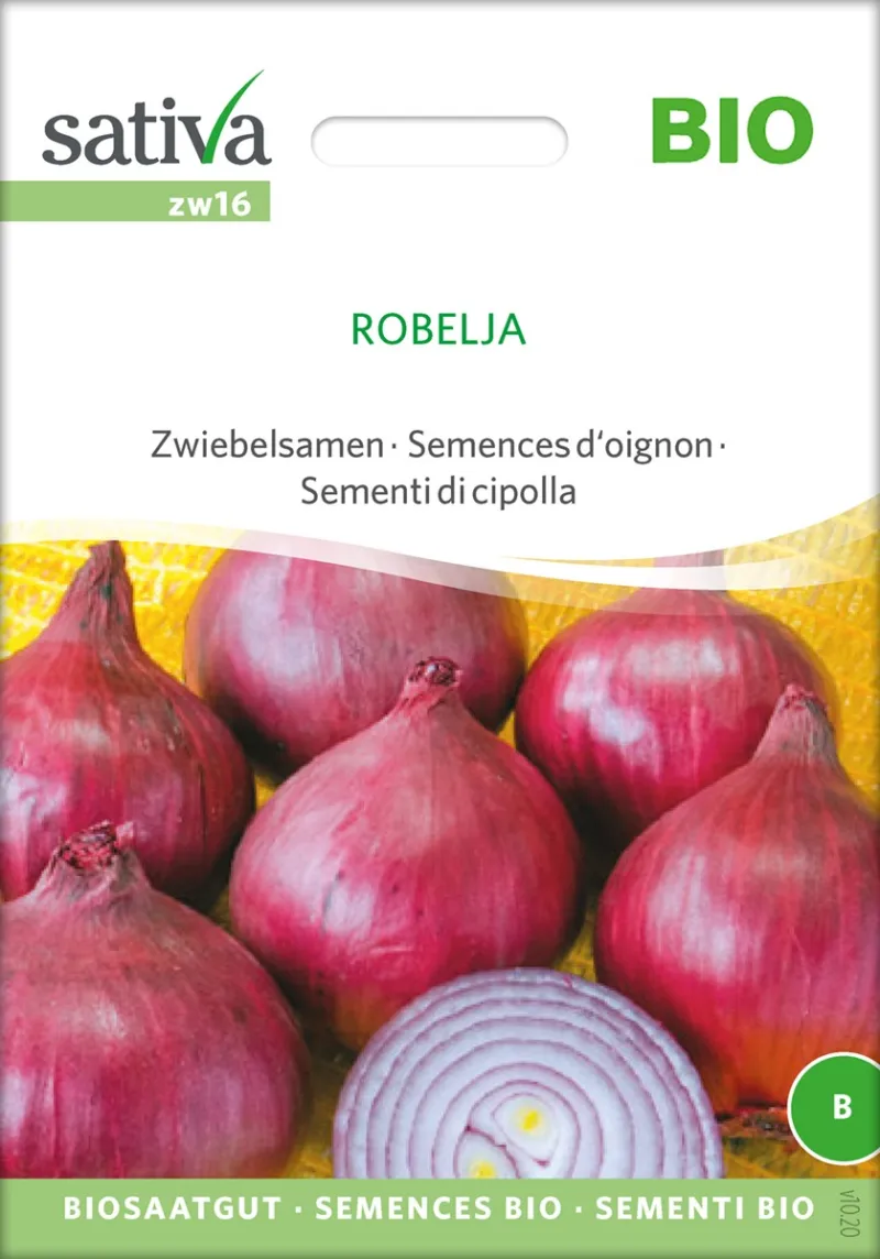 Oignon rouge Robelja bio
